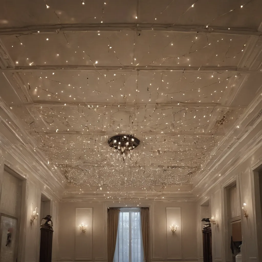 Transformative Aesthetics: Twinkle Lights in Ceilings